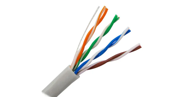 Купить Сетевой кабель UTP cat 5e 4x2х0,5 (серый) с доставкой недорого в ...